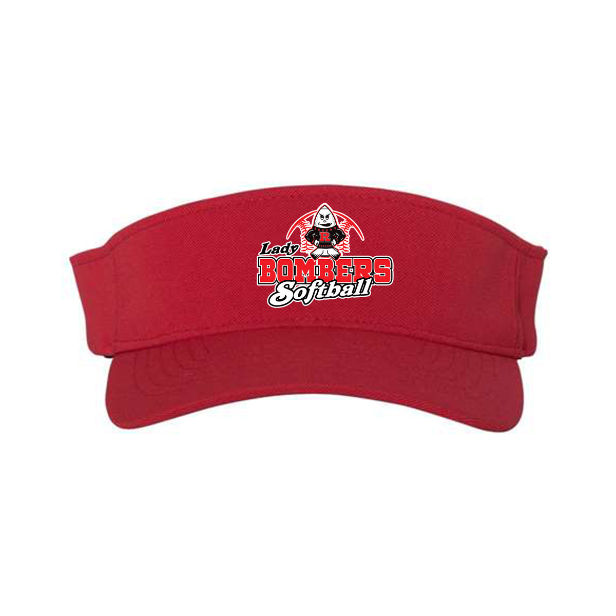 Lady Bomber Softball Visor – Reinforcements Design